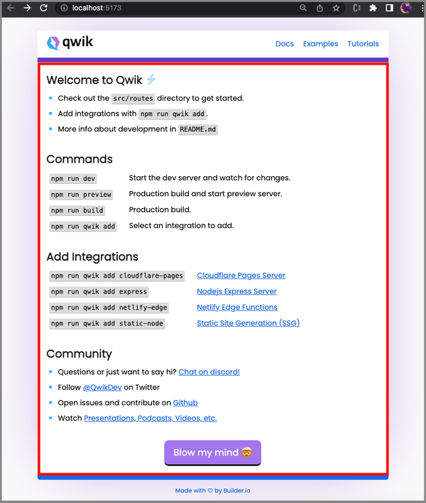 Primero pasos en Qwik